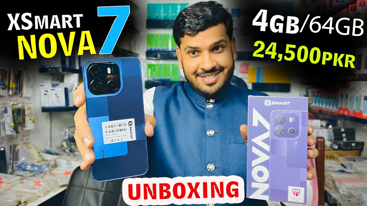 XSmart Nova 7 Unboxing & Price In Pakistan !! - YouTube