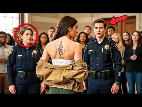 They FORCED Her To STRIP Her Uniform In PUBLIC Then FROZE When They Saw The Most FEARED Tattoo