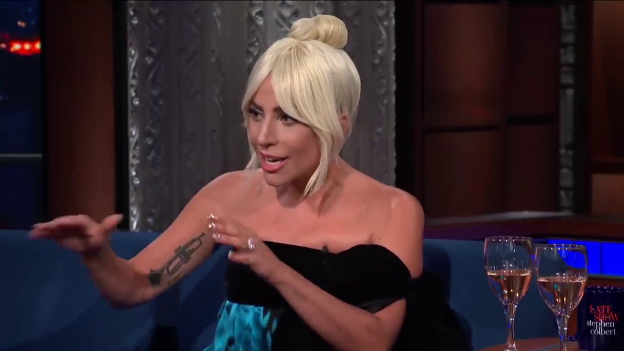 Lady Gaga Interview by Stephen Colbert 2018 - YouTube