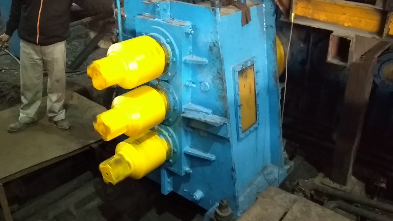 New Roughing Gear trial..... Rolling mill - YouTube