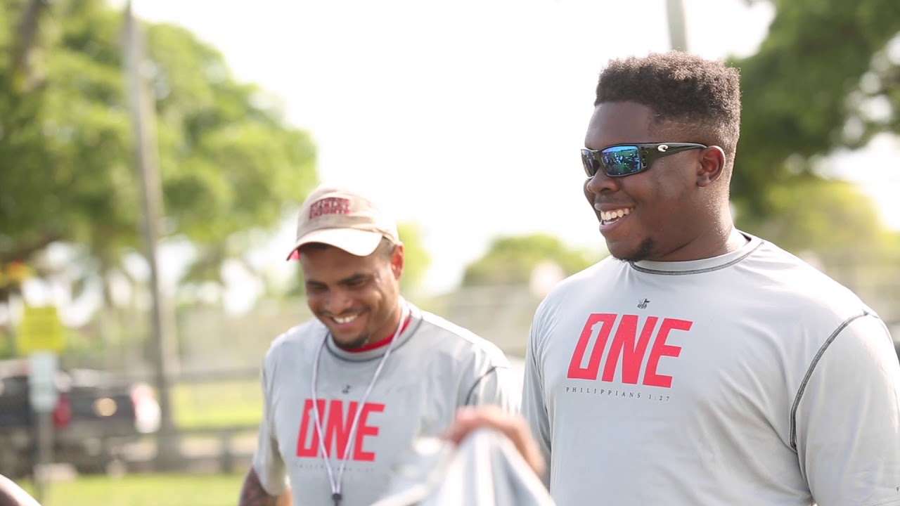 Miami FCA Second Chance Football Camp 2017 - YouTube