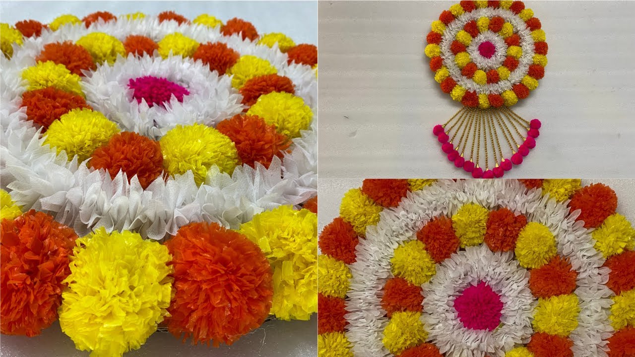 DIY | Dussehra/Diwali Special Rangoli Mat/Wall Hanging Making Ideas At ...