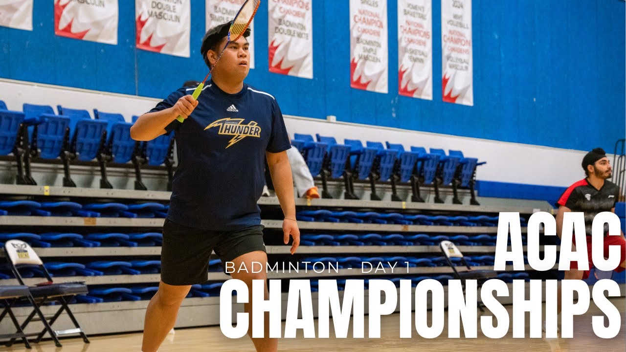 ACAC Badminton Championships - Day 1 - YouTube