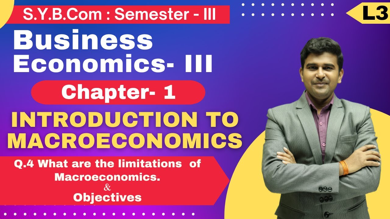 S.Y.B.Com || Business Economics- III || Chapter 1 | Introduction to ...