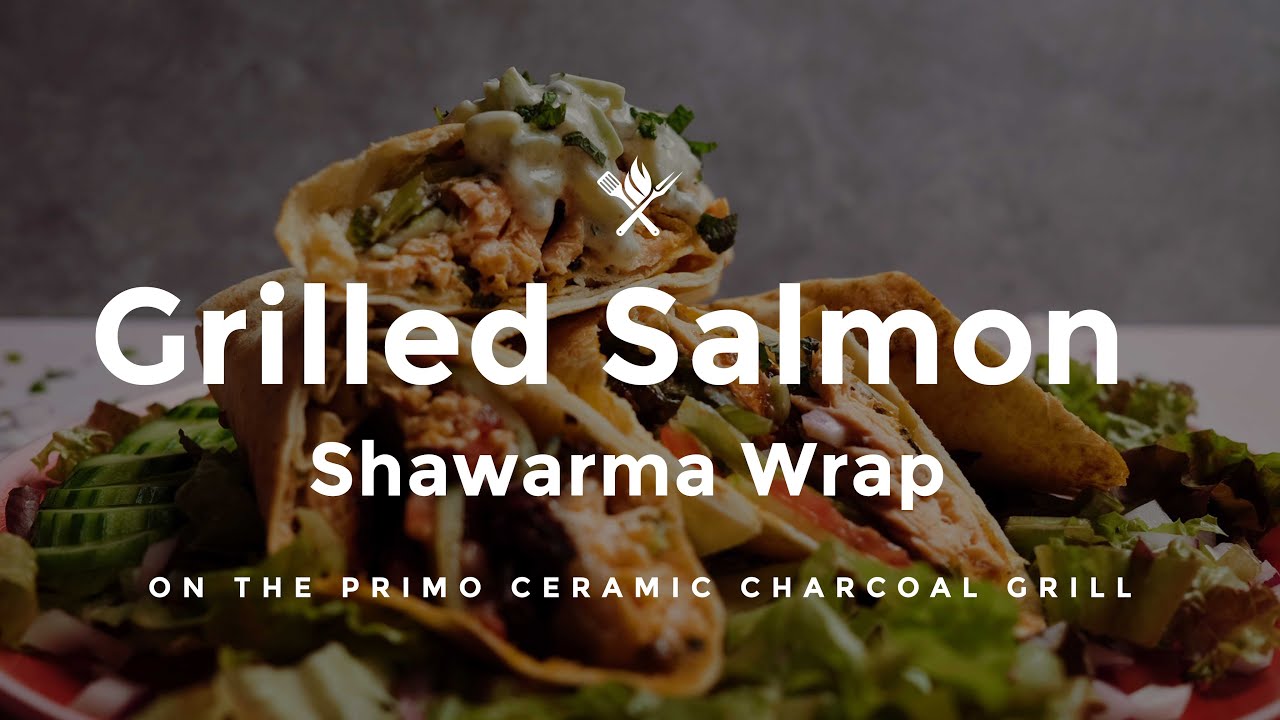 Homemade Salmon Shawarma Wrap | Chef Tom's Recipe - YouTube
