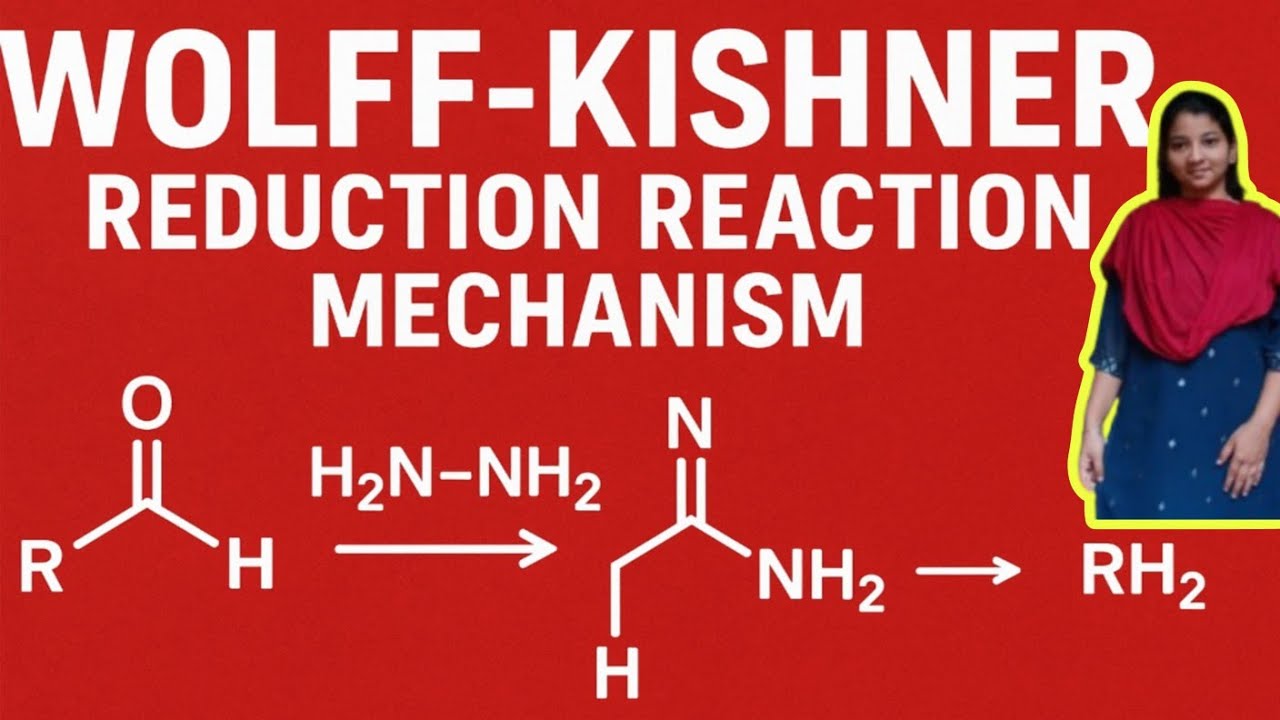 Wolf kishner reduction reaction: machanism - YouTube