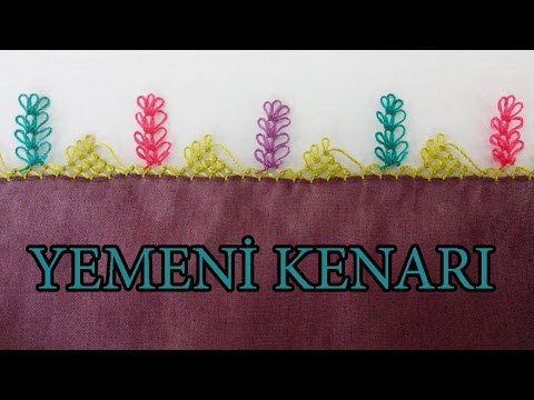 EV HANIMI # İğne Oyası: Yemeni Kenarı #81 (VİDEOLU ANLATIM)
