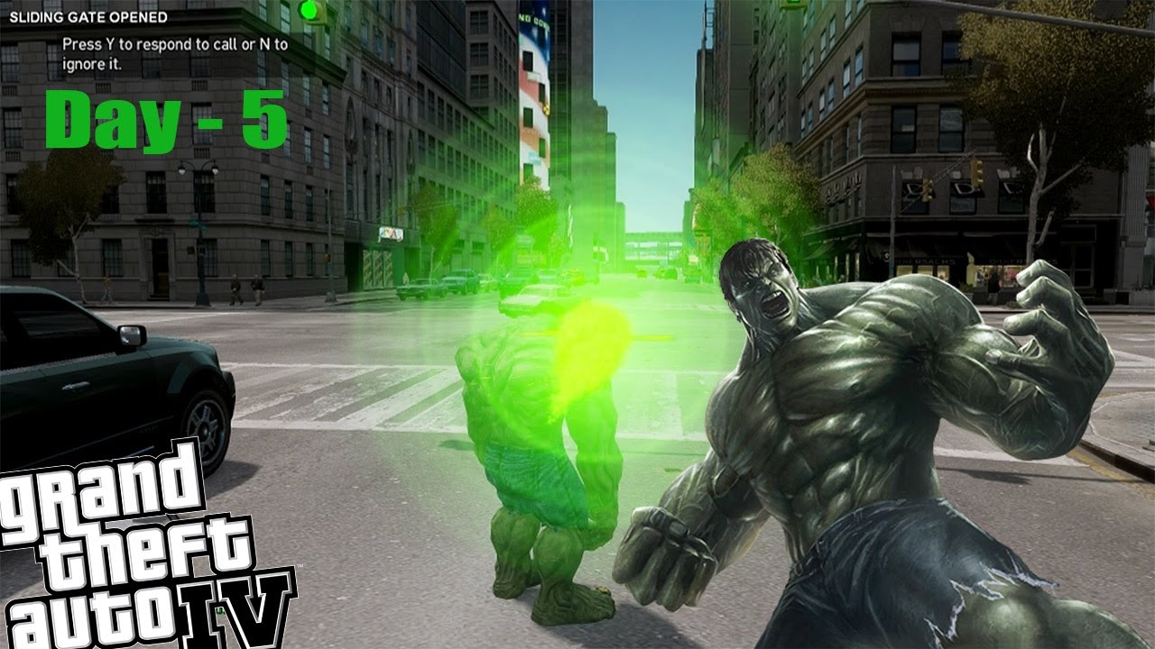GTA IV LCPDFR Hulk Mod with Powers Police Patrol - Day 5 - Random ...