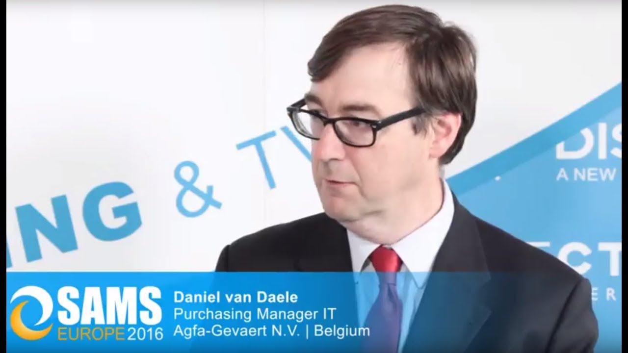 SAMS Europe 2016: Interview with Daniel van Daele, Agfa-Gevaert - YouTube