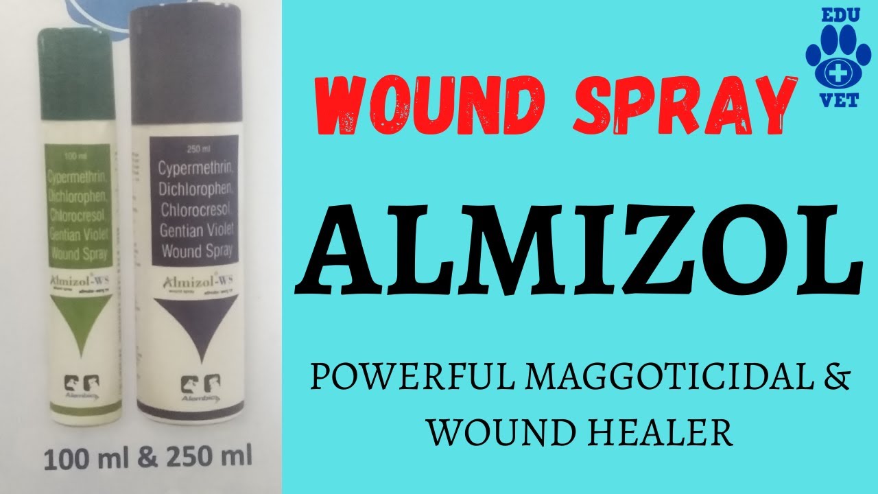 Almizol-Wound Spray for Animals - YouTube