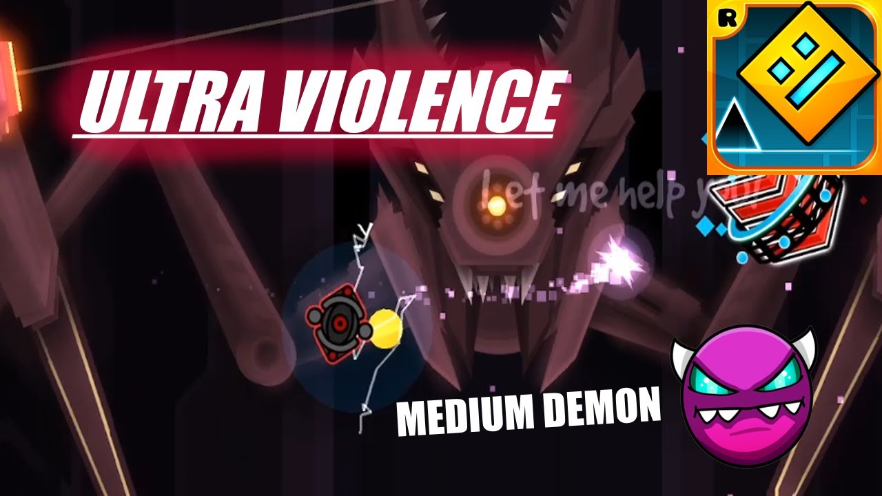 Ultra violence (Medium Demon) fait par Xender Game | Geometry Dash - YouTube