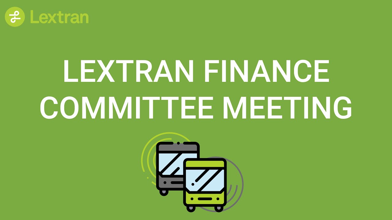 Lextran Finance Committee Meeting | 04/14/23 - YouTube