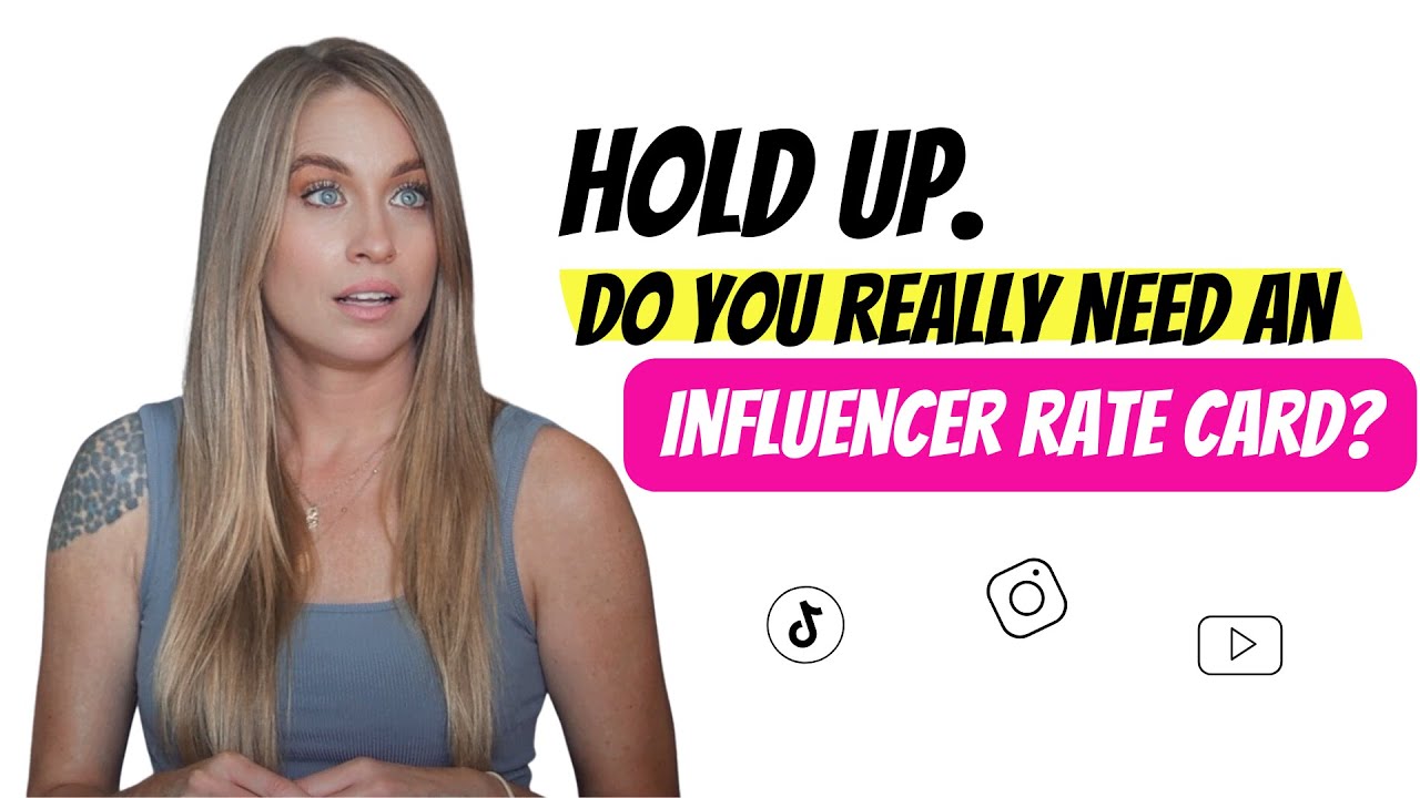 Influencer Rate Card | How To Create an Influencer Rate Card Template ...