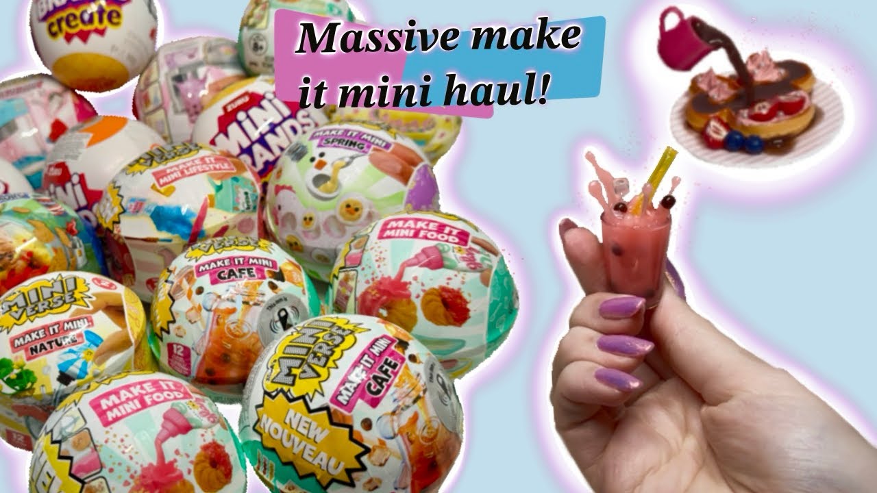 Massive Make It Mini Haul! 🌟 Unboxing ALL the Mini Verse Balls!! - YouTube