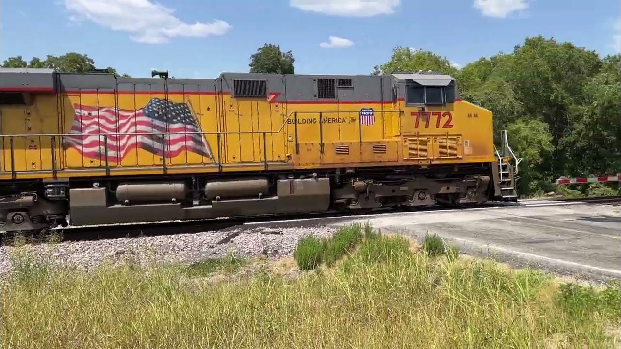 Union Pacific 7772 Leads Manifest - Navasota Subdivision 8/20/23 - YouTube