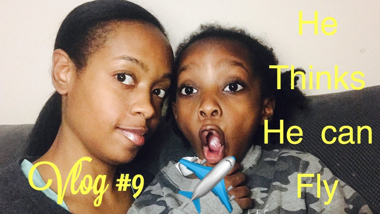 He thinks he can fly - YouTube