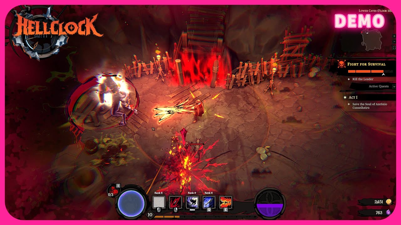 Hell Clock Gameplay (Floor 1-10) - YouTube