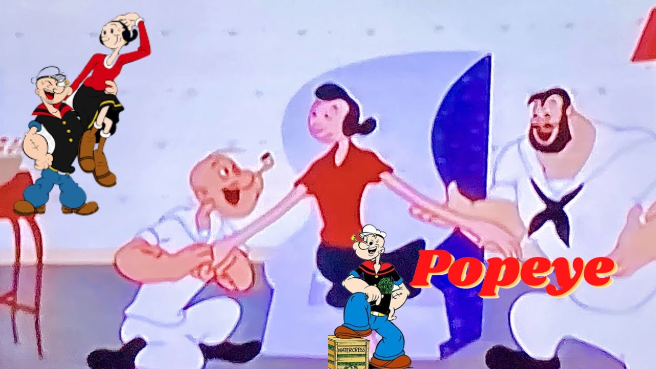 POPEYE THE SAILOR MAN: Nearlyweds 1956 Funny Old Classic Cartoon - YouTube