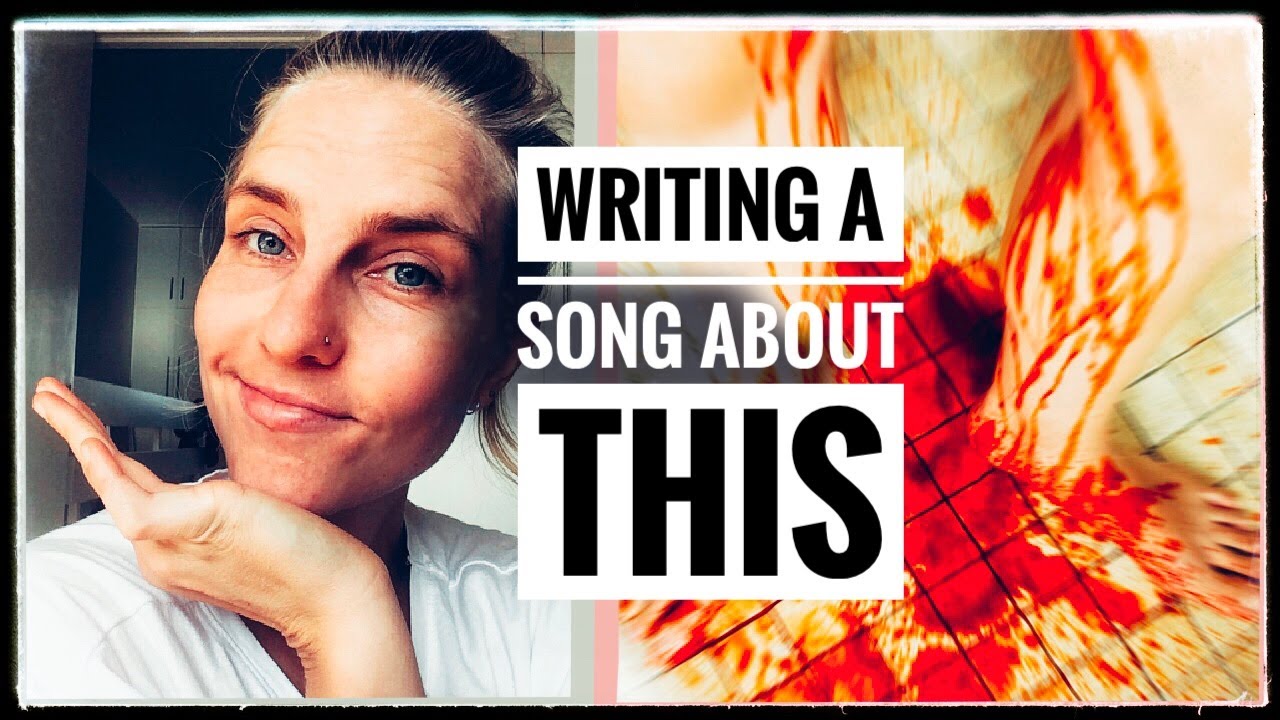 Making a cute and gorey song about my Period - YouTube