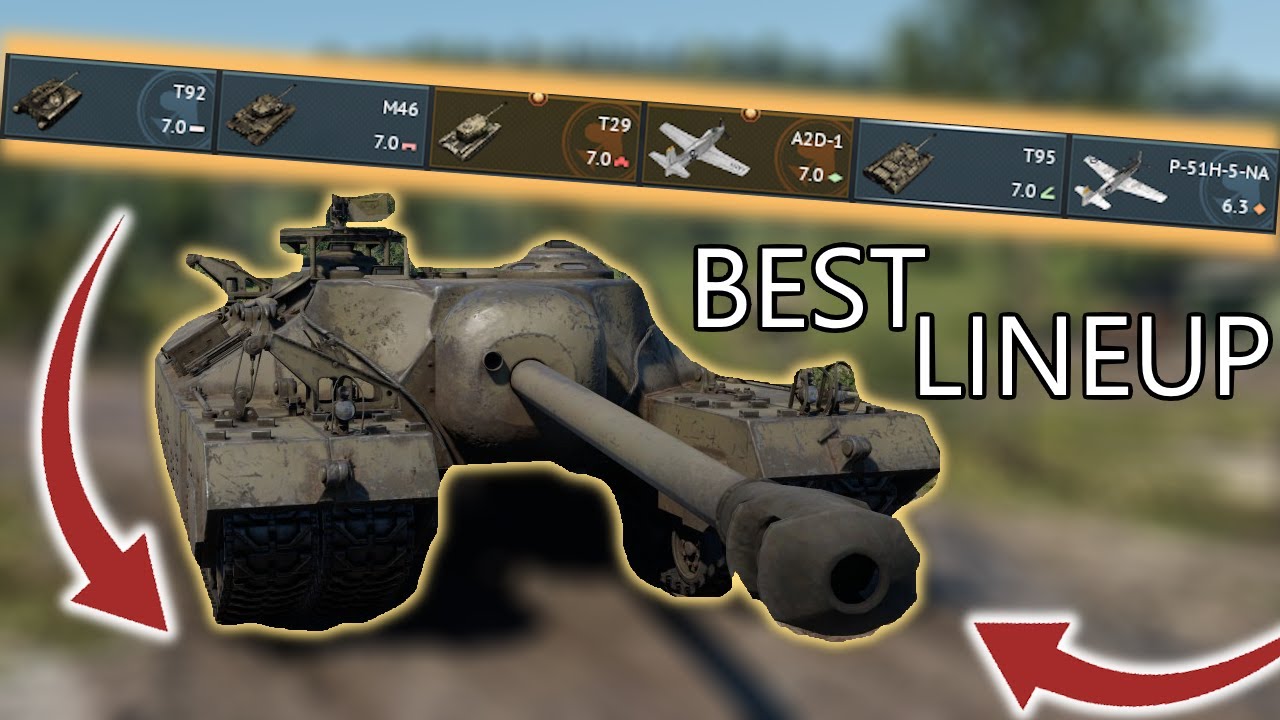 The BEST War Thunder Tank Lineup! - YouTube