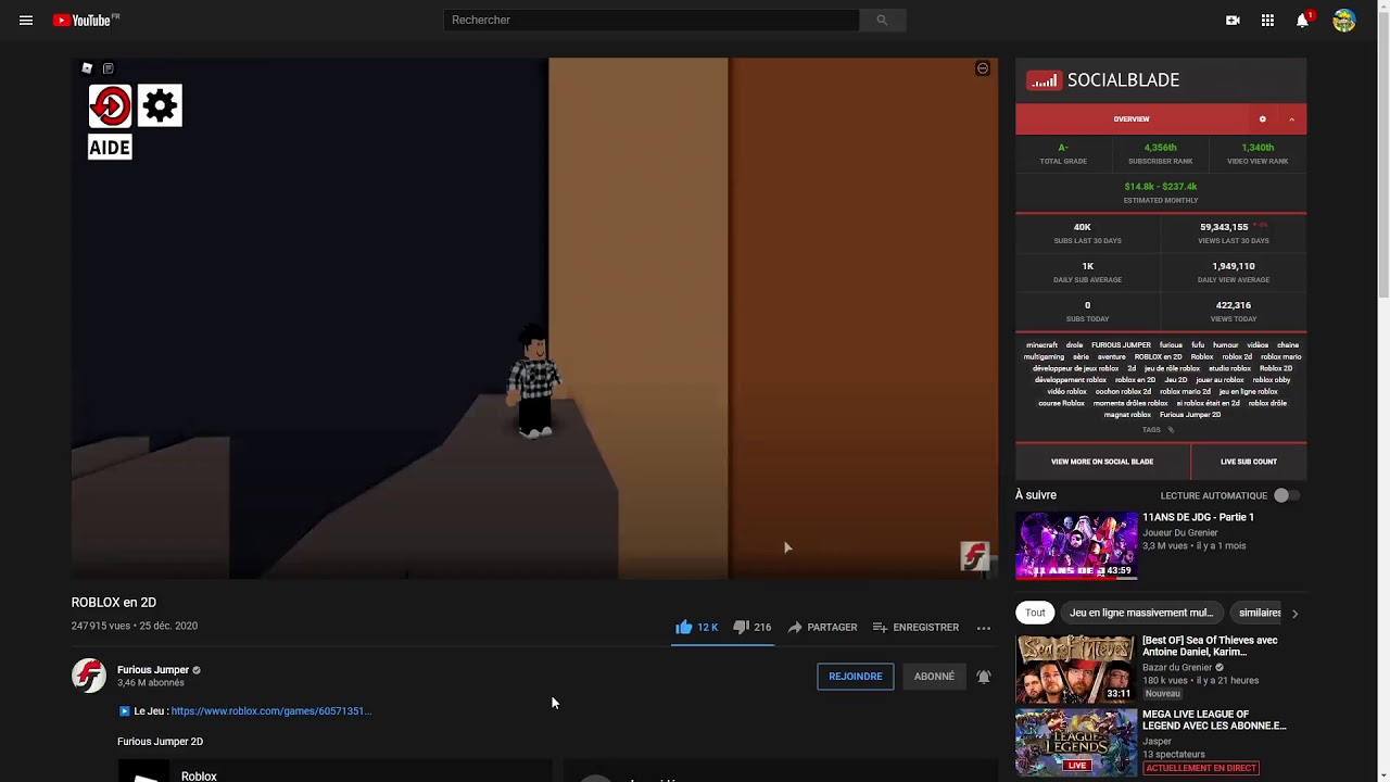 Furious jumper test le jeu de Proder en vidéo roblox - YouTube