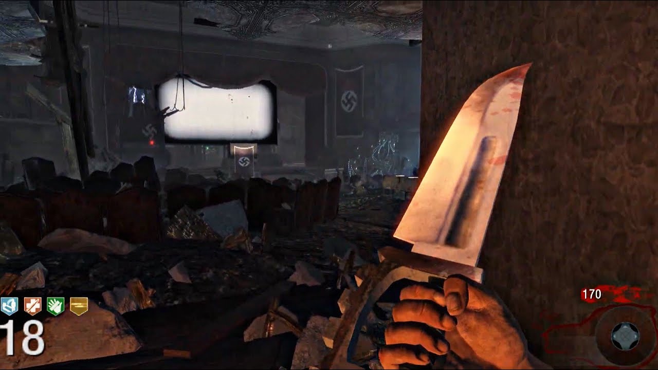 Call of Duty Black Ops Kino Der Toten Zombies (Dempsey Gameplay) - YouTube