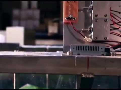 Ocean Energy - Small scale wave power generation test in water tank ...