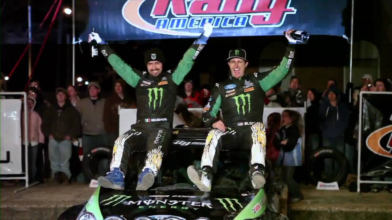 Monster World Rally Team's Ken Block wins the 100 Acre Wood Rally for ...