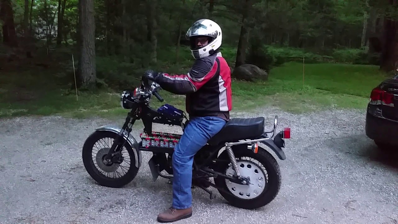 Electric KZ305 16 tooth front sprocket test - YouTube