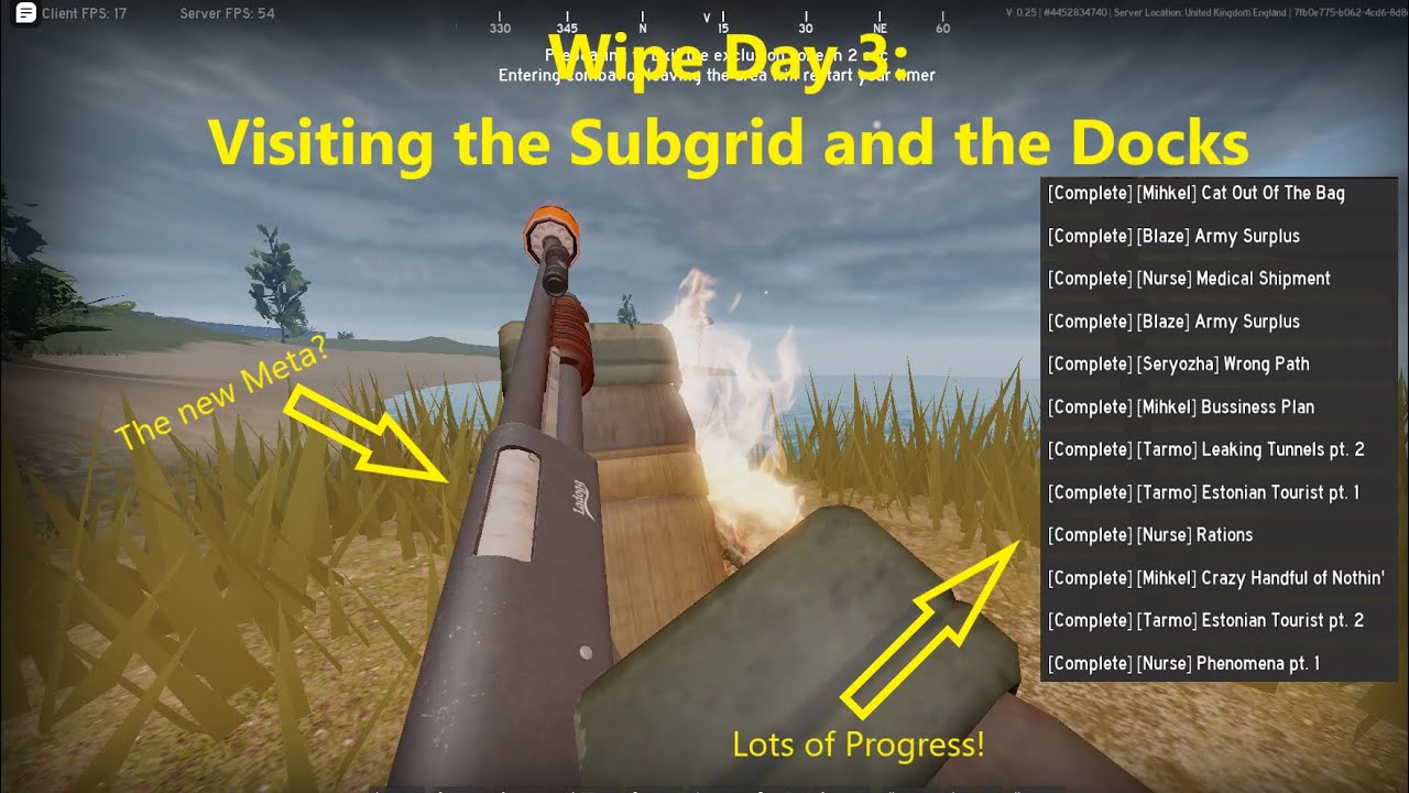 Third Day of the New Wipe: Visiting Subgrid and Docks - Project Delta ...