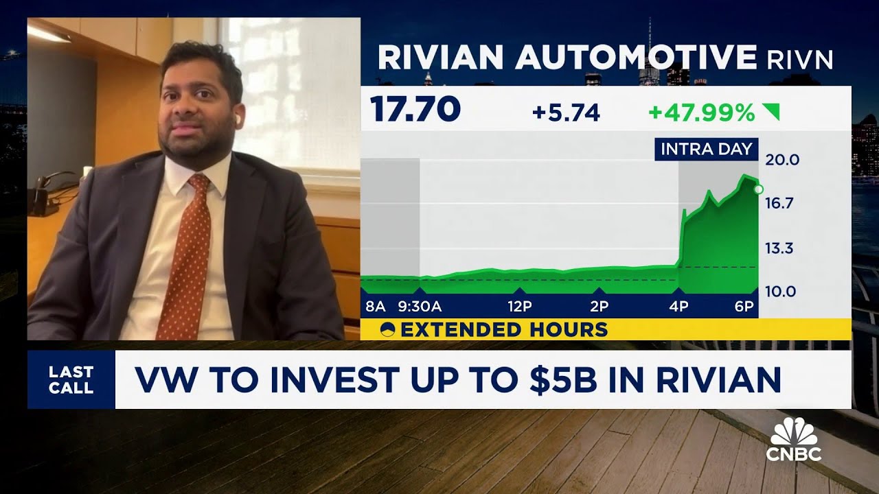 Volkswagen's Rivian investment is about licensing software, says RBC's ...