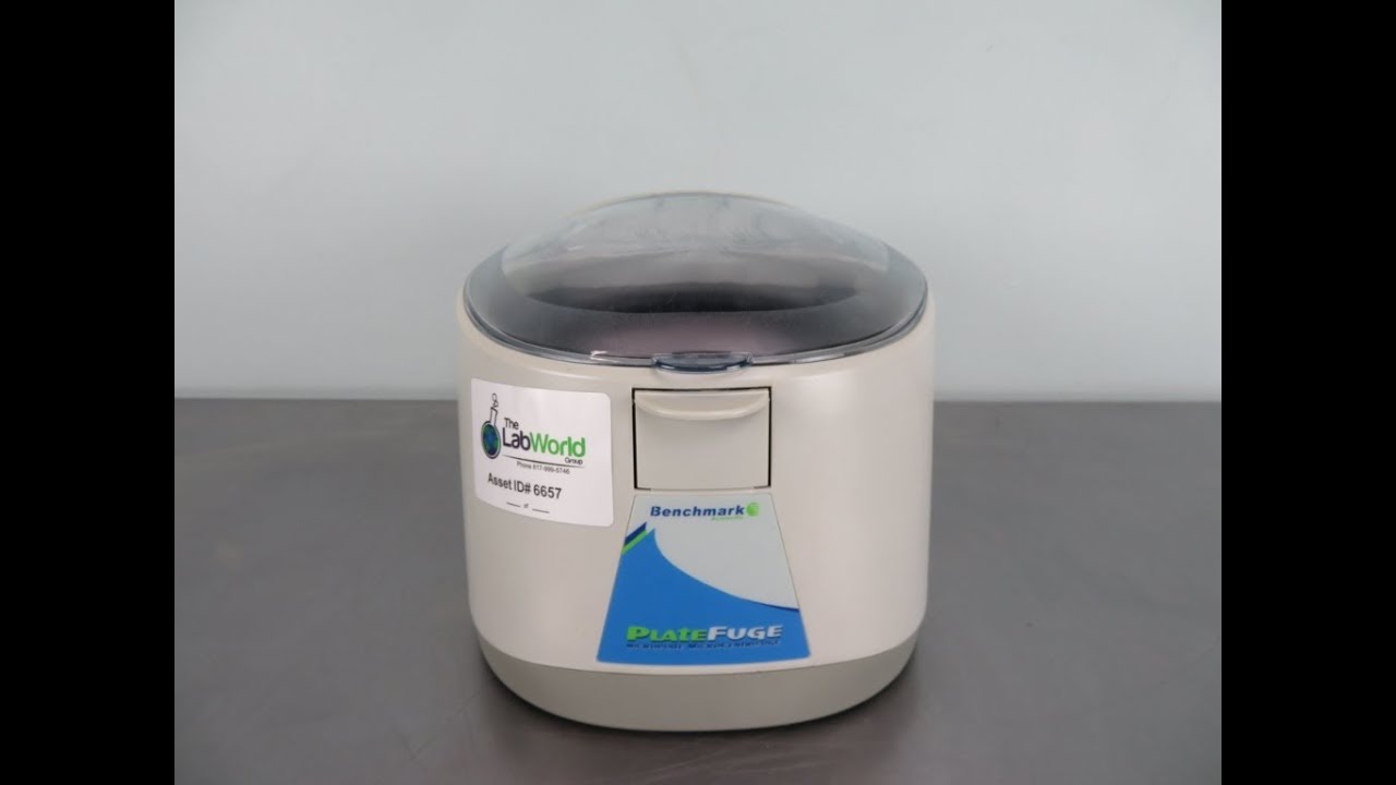 Benchmark Platefuge Micro Centrifuge - YouTube