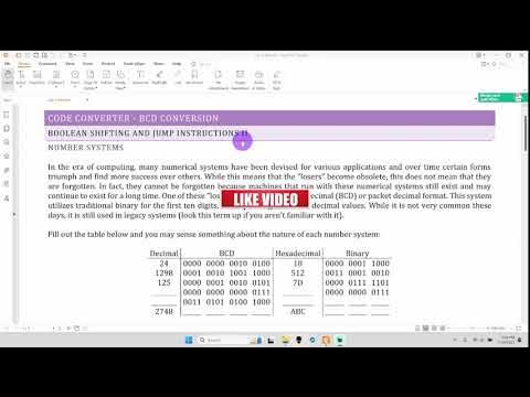 Fundamentals of Microprocessors - Lab 7 - YouTube