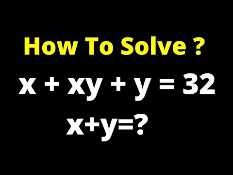 Math Olympiad Algebra Challenge | You Should Learn This Trick. - YouTube
