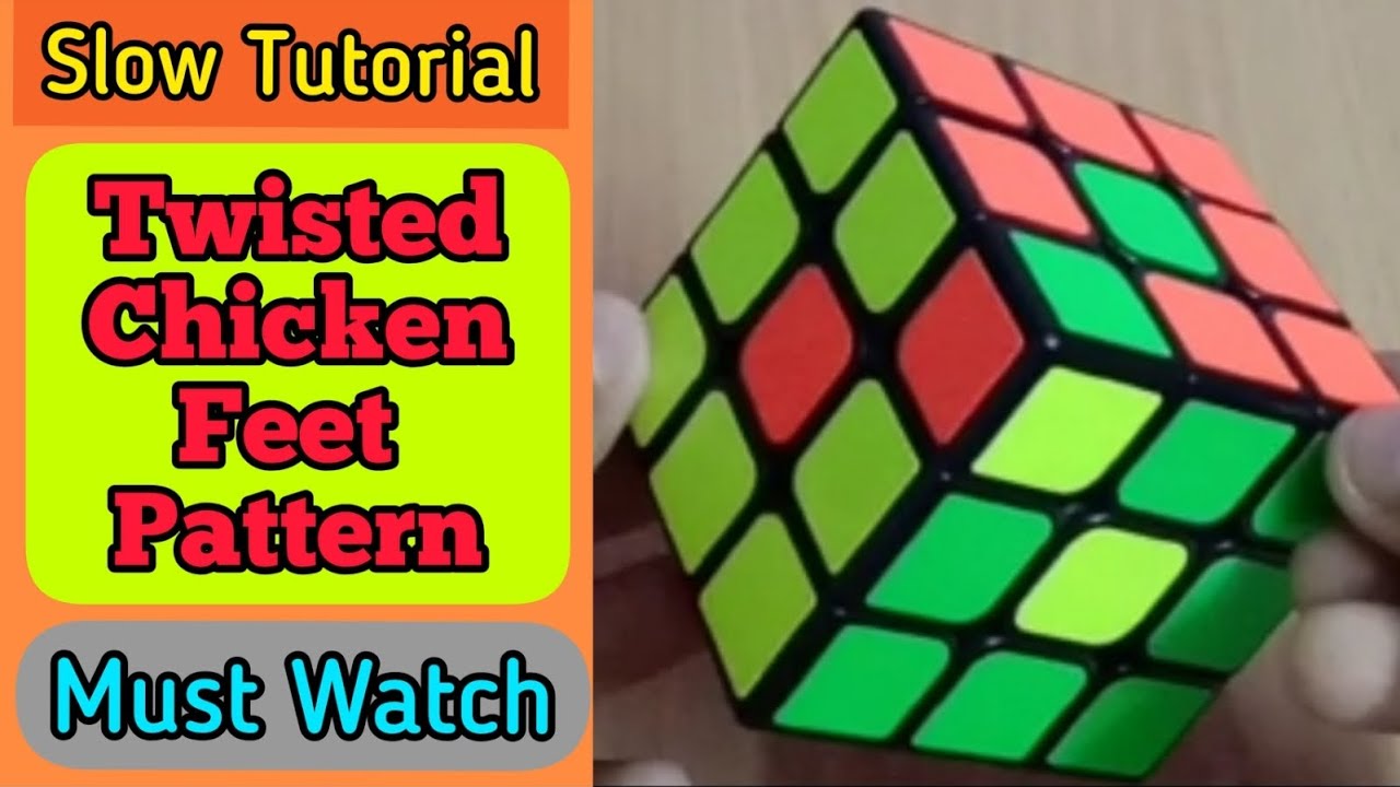 #1 Slow Tutorial Of Twisted Chicken Feet Pattern | Full Tutorial In ...