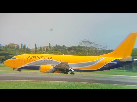 Airnesia Royal Cargo PK-NMI Bekas pesawat Airfast cargo - YouTube