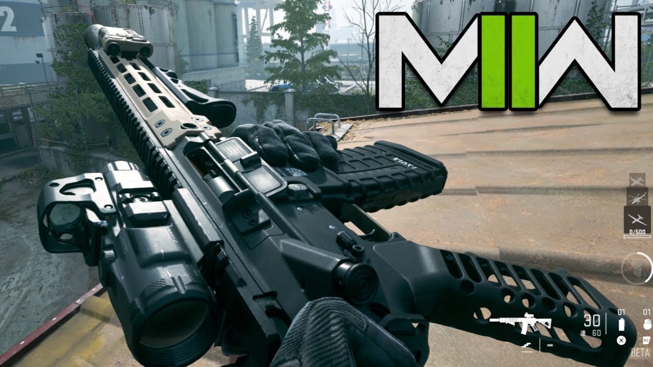 URGI M4 in Modern Warfare II Open BETA Gameplay - YouTube