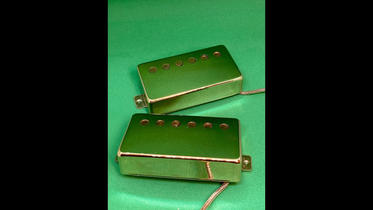 オーダー手巻きピックアップ ROD12ゴールドバージョン 修正後 ルジールピックアップス - YouTube