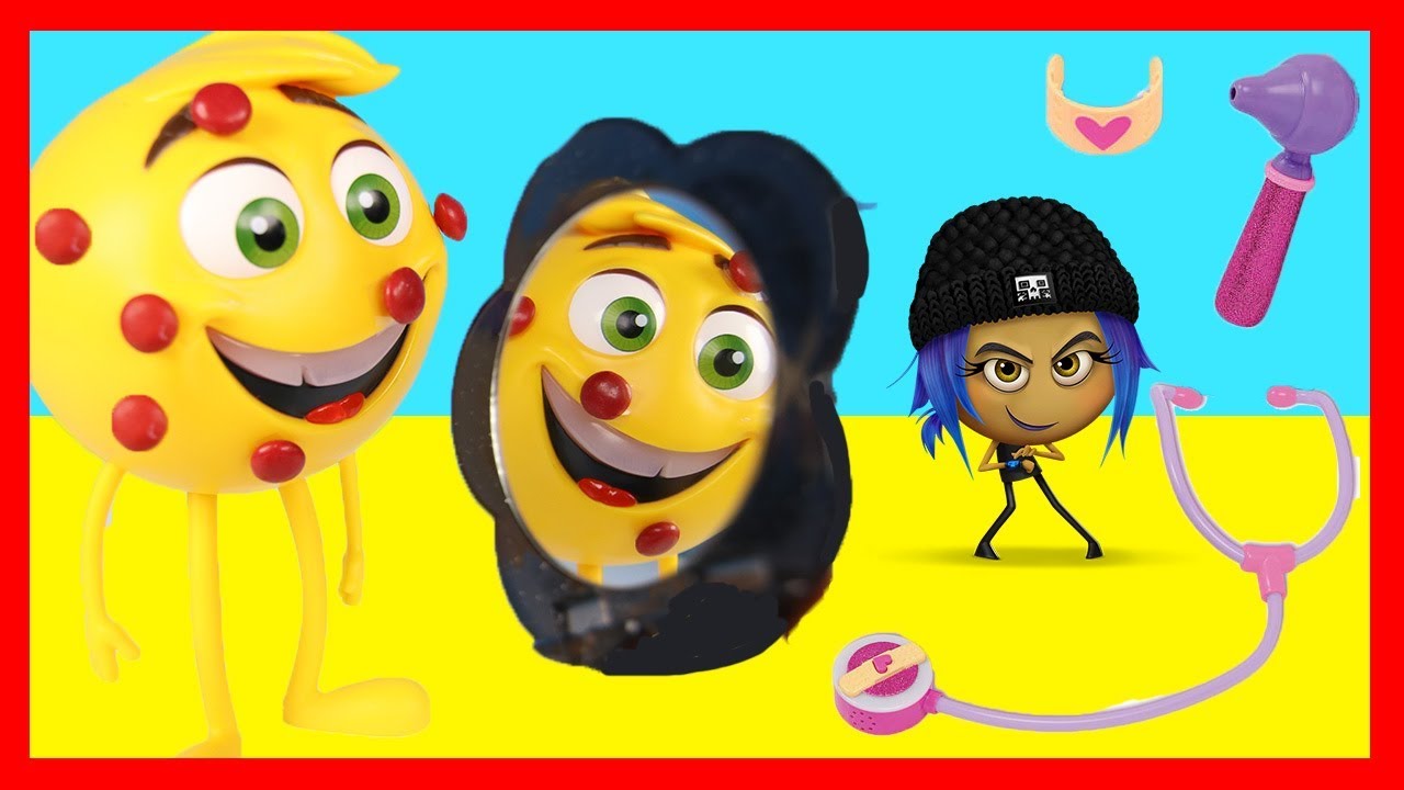 The Emoji Movie Gene - Chickenpox at School and Visits Disney Jr Doc ...