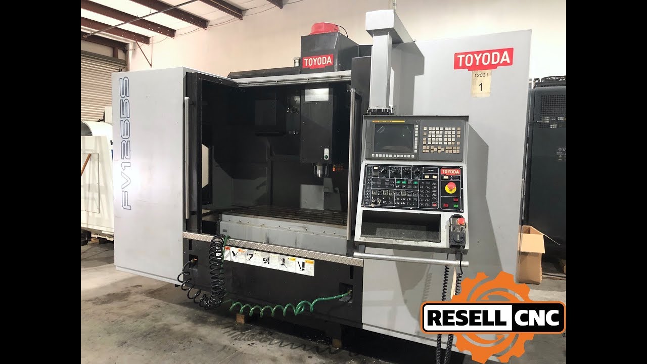 Toyoda FV1265S (2013) CNC Vertical Mill - YouTube