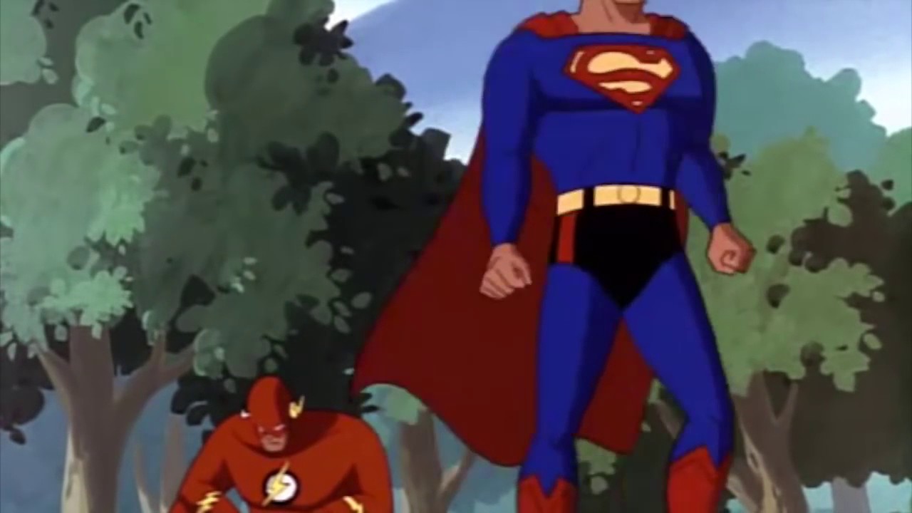 Superman & The Flash vs Weather Wizard - YouTube