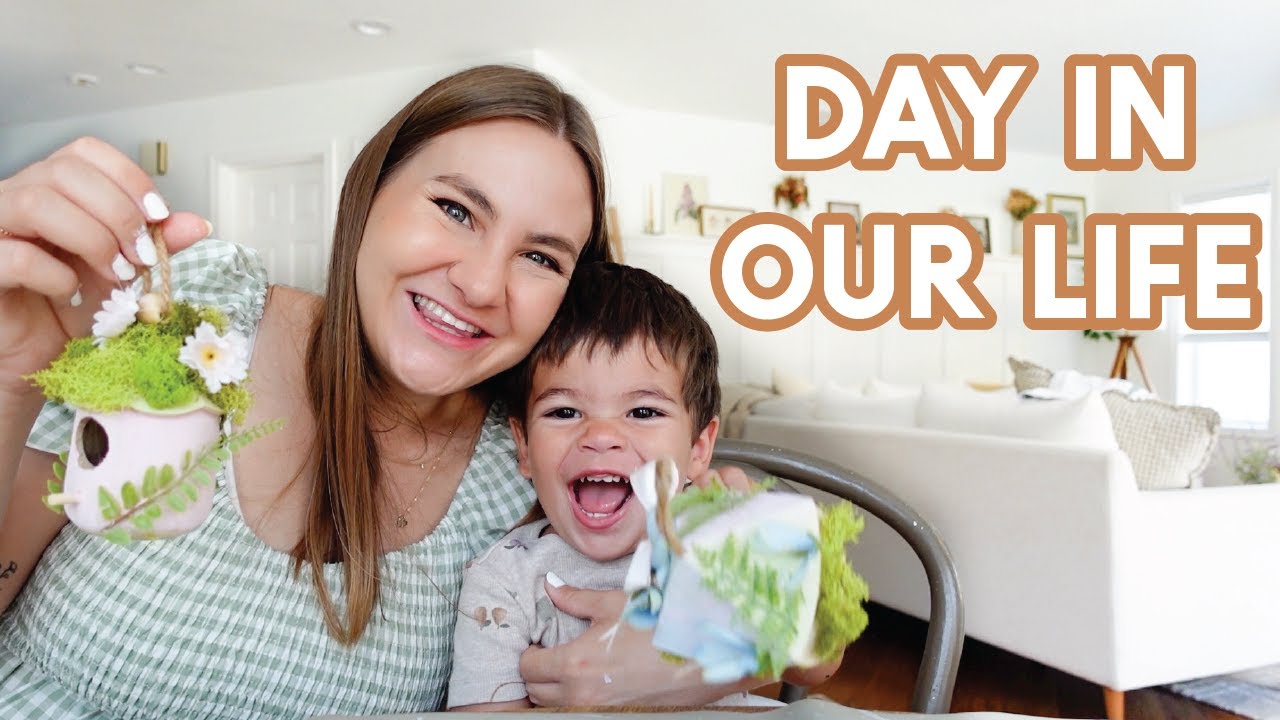 DITL with Two 2 and Under | Toddler Crafts + Harvesting the Garden ...