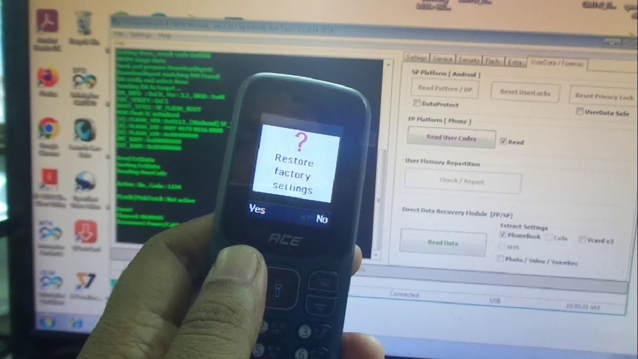 Ace 2 STAR factory reset and privacy lock solution. - YouTube