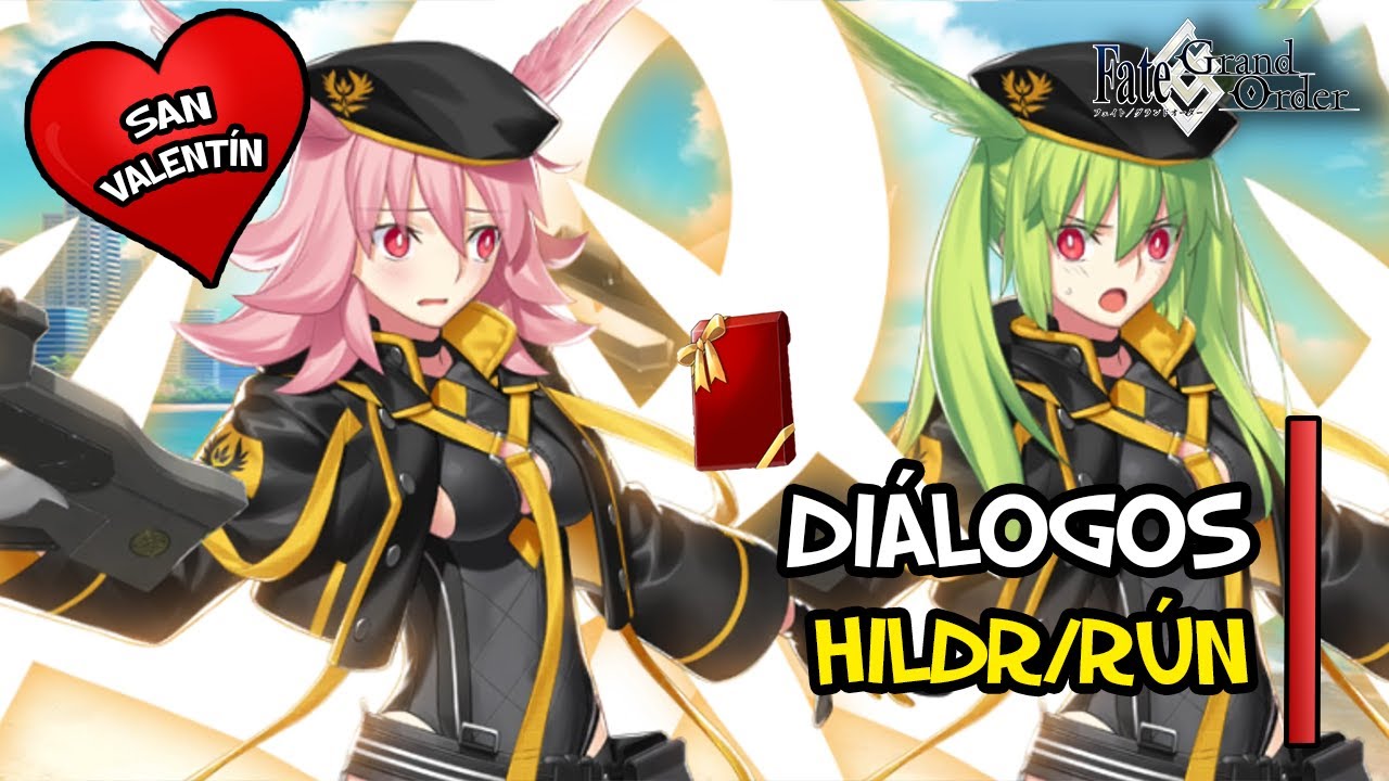 [FGO] Diálogos San Valentín en Español Hildr/Rún (Assassin) - YouTube