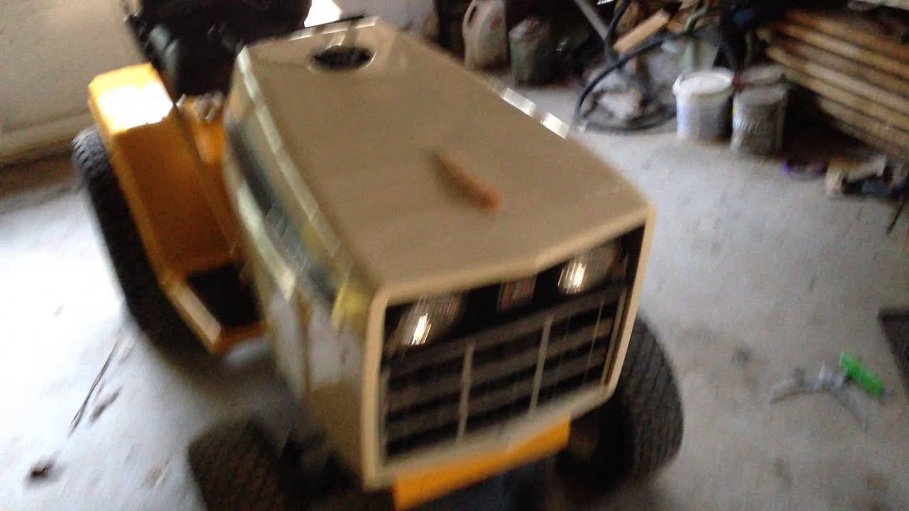 cub cadet mower and plow painted up plus my tractors - YouTube