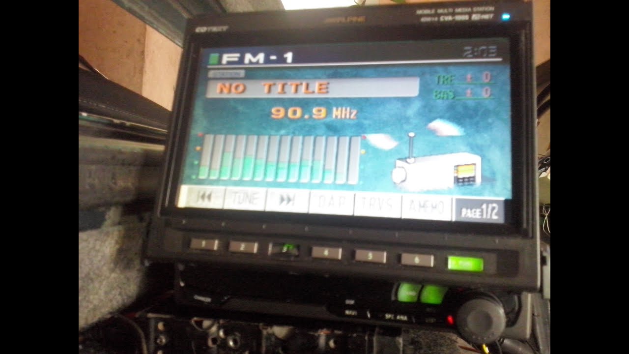 Pantalla alpine Old School Vintage mod CVA-1005 - YouTube
