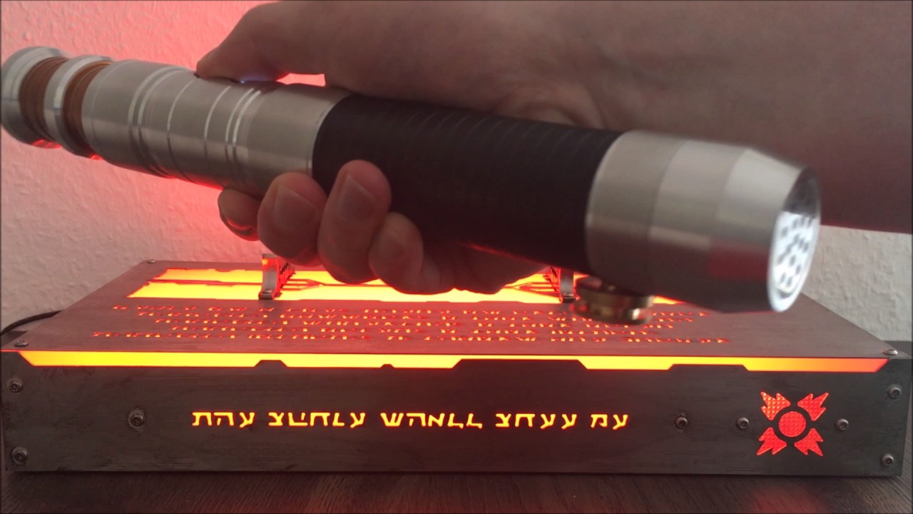 Maul - Rise & Fall Saber Font - Live Demo - YouTube