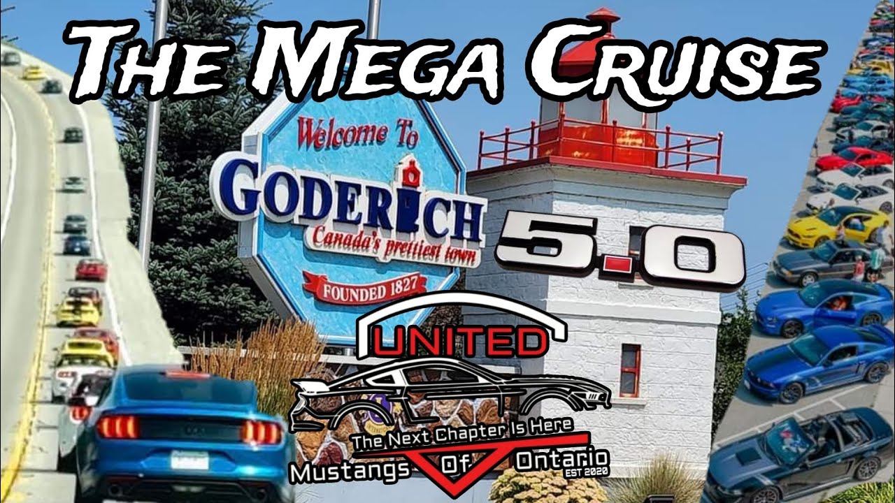 Goderich 5.0 Mega Cruise, United Mustangs of Ontario. Bonus video at ...