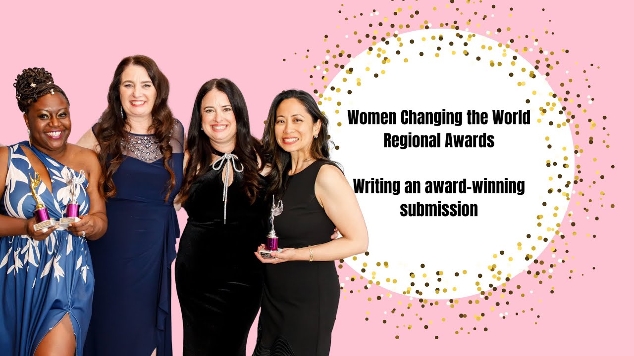 Women Changing the World Episode 2 Writing an award-winning application ...