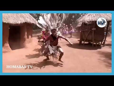 Electrifying Luo dance by Kagan Traditional Dancers at Bomas Of Kenya during the Utamaduni Day